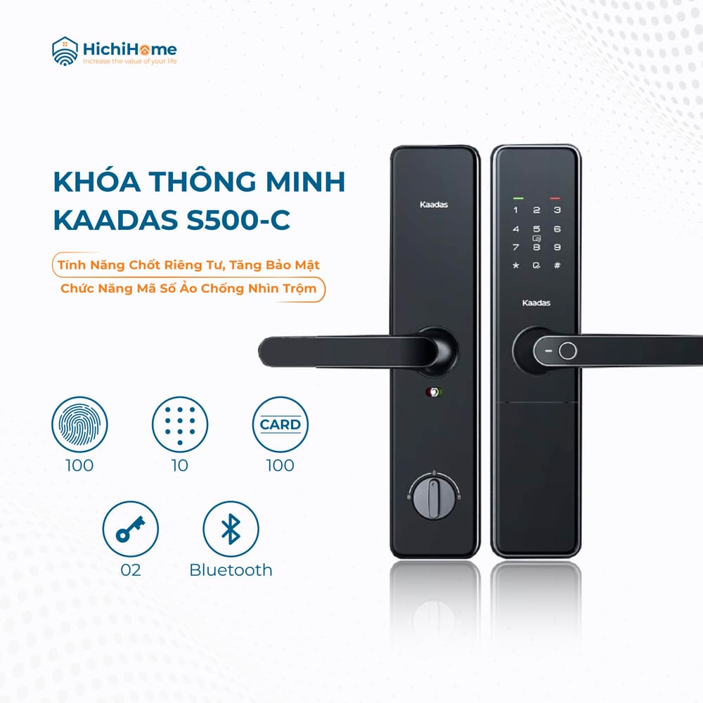 Khóa cửa điện tử Kaadas S500-C - HichiHome