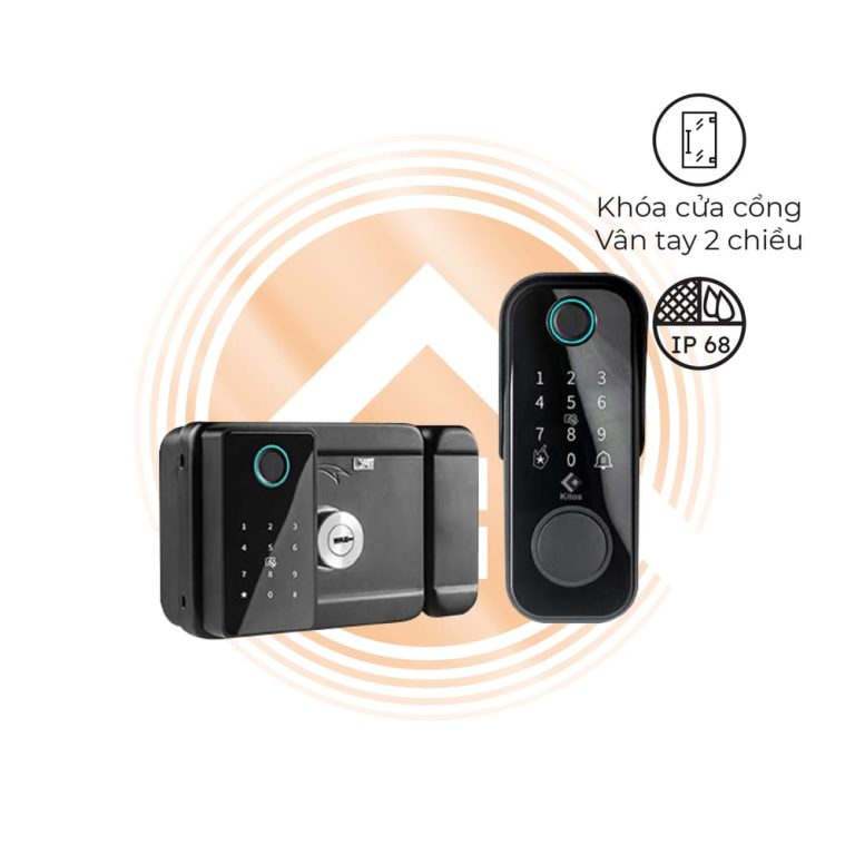 Khóa Vân Tay Cửa Cổng Kitos KT-DL04 Pro Chính Hãng, Uy Tín