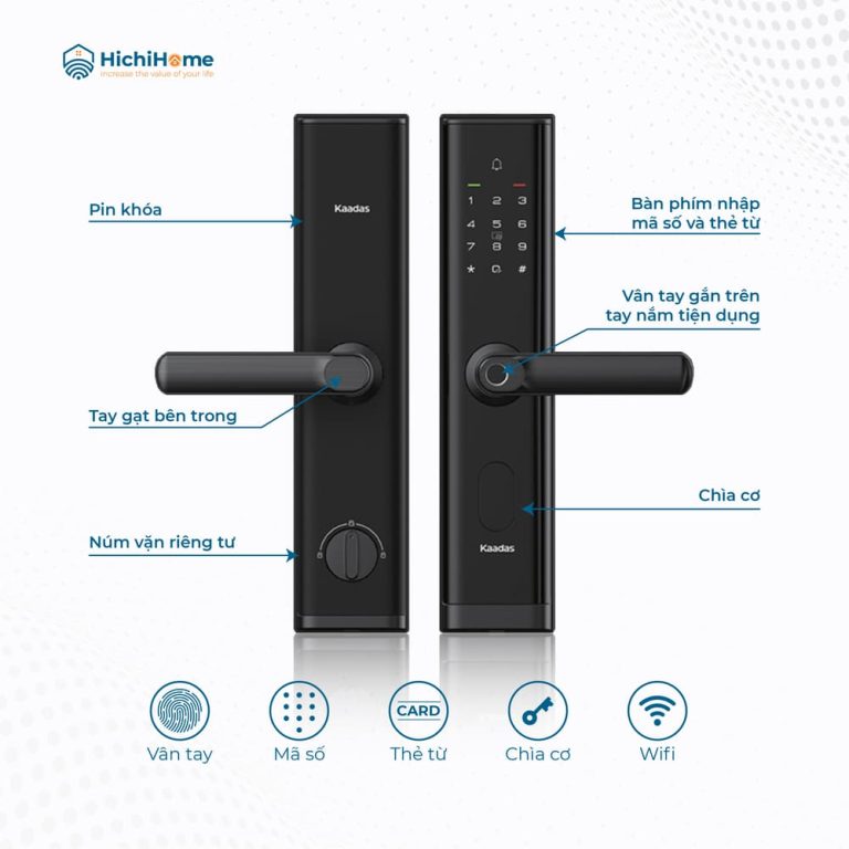 Khóa Vân Tay Thông Minh Kaadas M7-W Chính Hãng, Giá Tốt